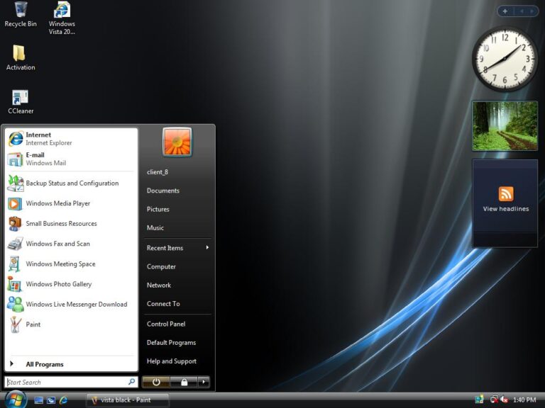 Download Windows Vista Black Edition ISO 32 / 64 Bit for free - ISORIVER
