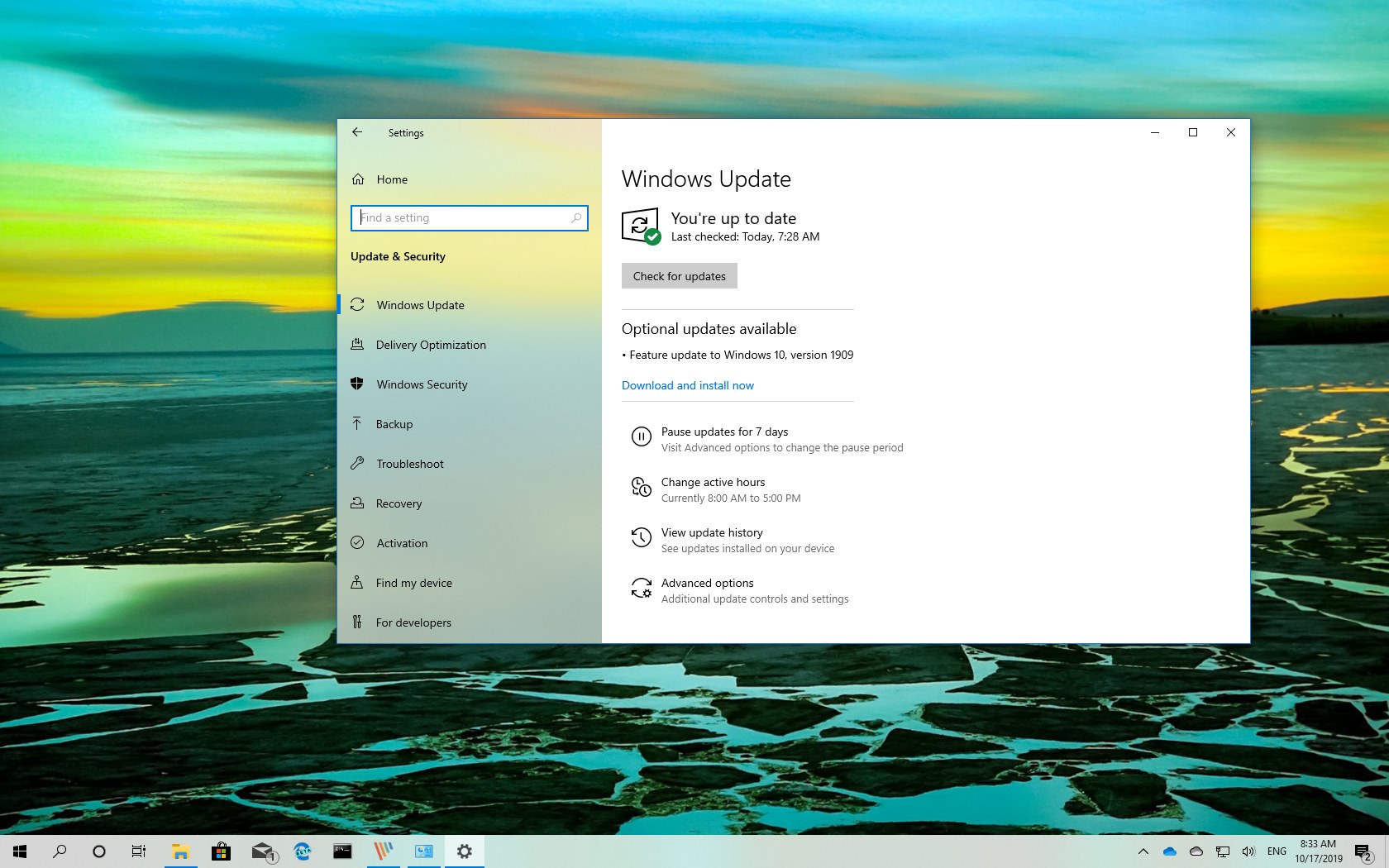 Windows 10 1909 Download full version for free - ISORIVER