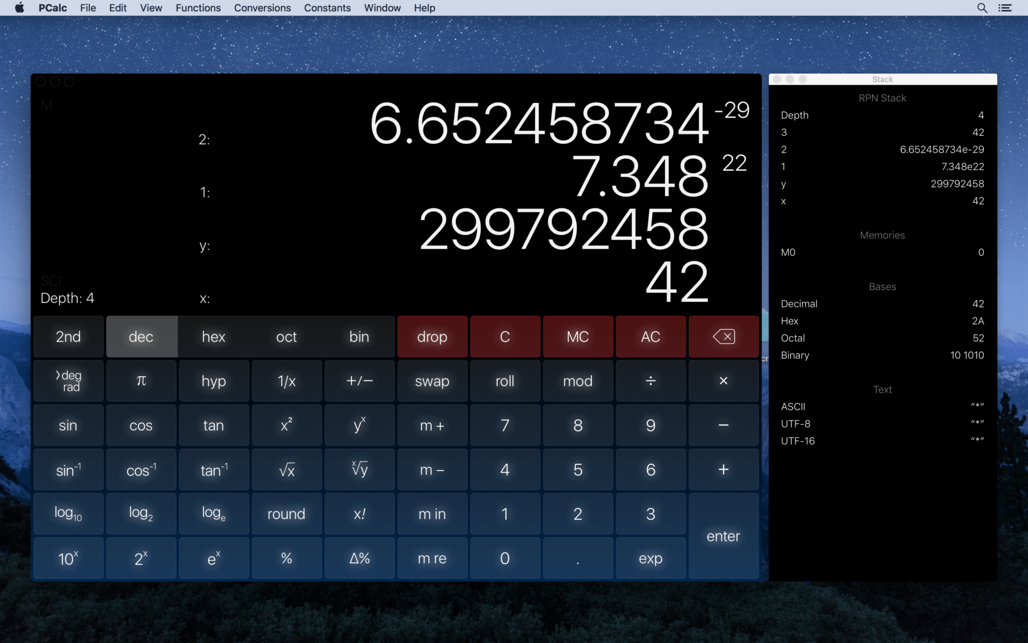 PCalc 4 for Mac Download Free - ISORIVER