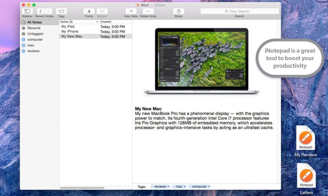 iNotepad Pro 5 for Mac Download Free - ISORIVER