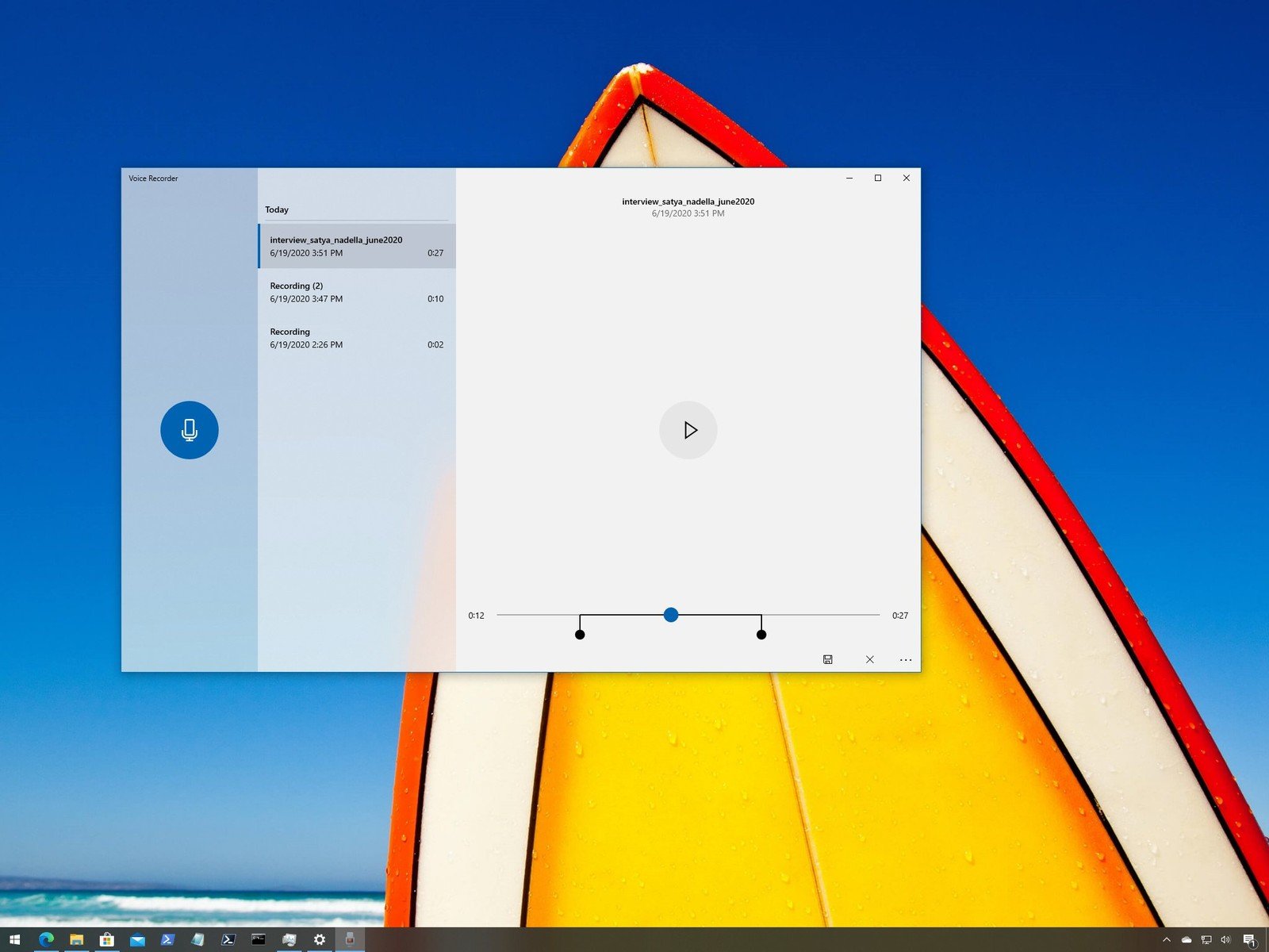 How to Record Sound using the Voice Recorder app on Windows 10 - ISORIVER