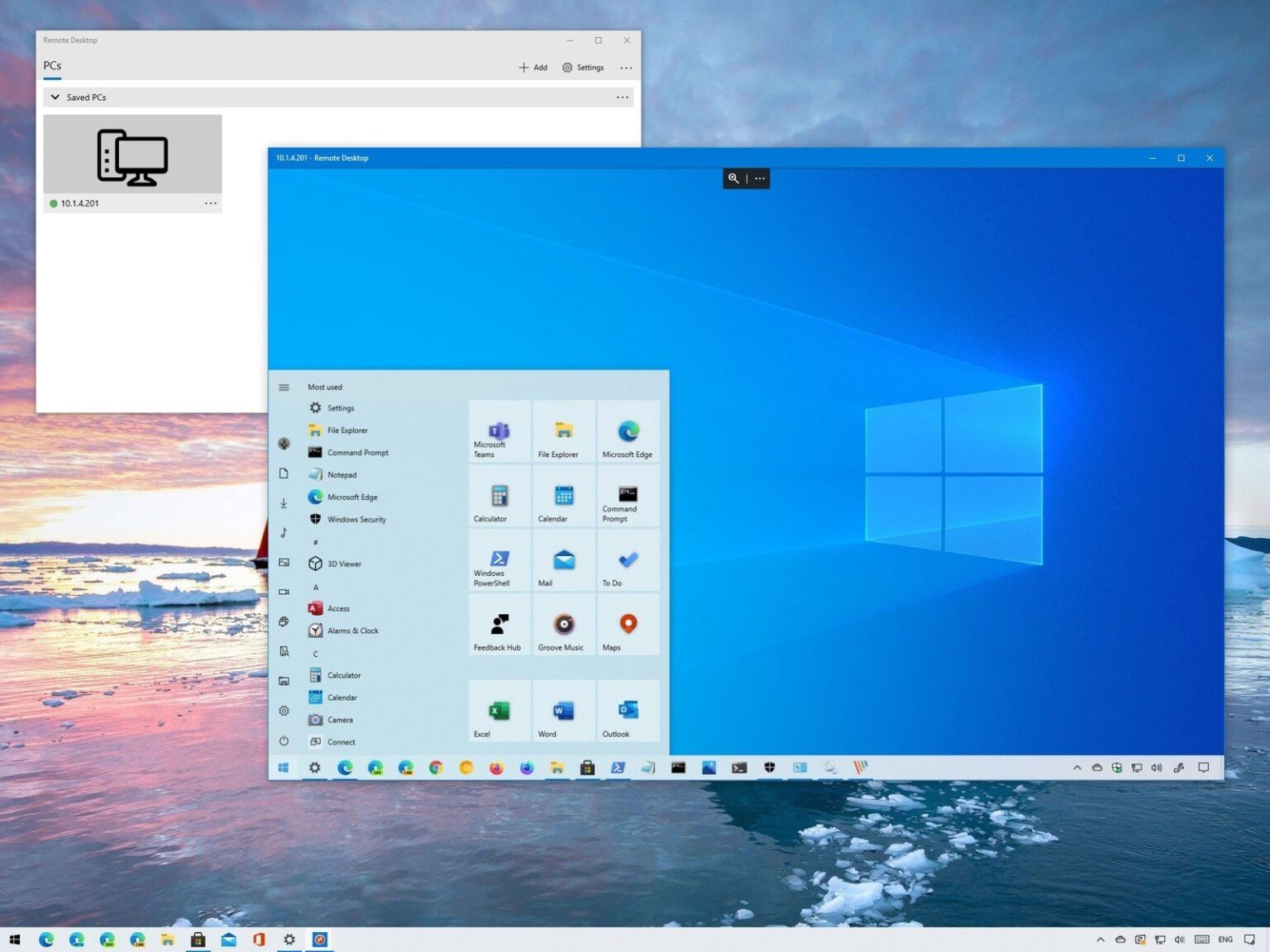 How to Use Remote Desktop app to connect to a PC on Windows 10 ...