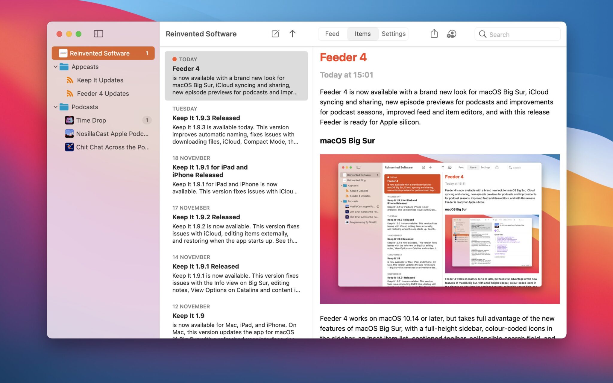 Download Feeder 4 Free for Mac - ISORIVER