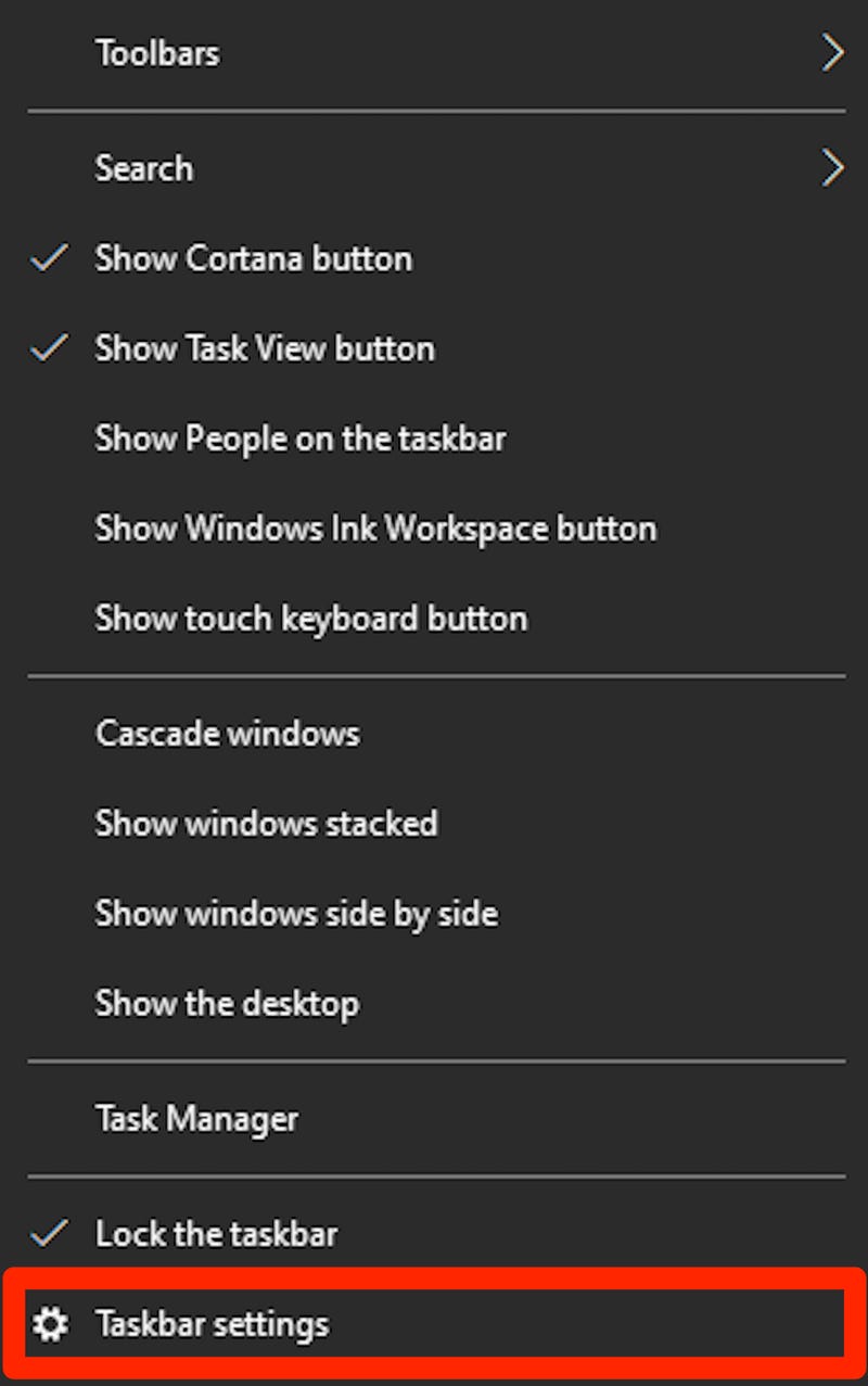 Move the Taskbar to Any Side of the Screen - Windows 10 - ISORIVER