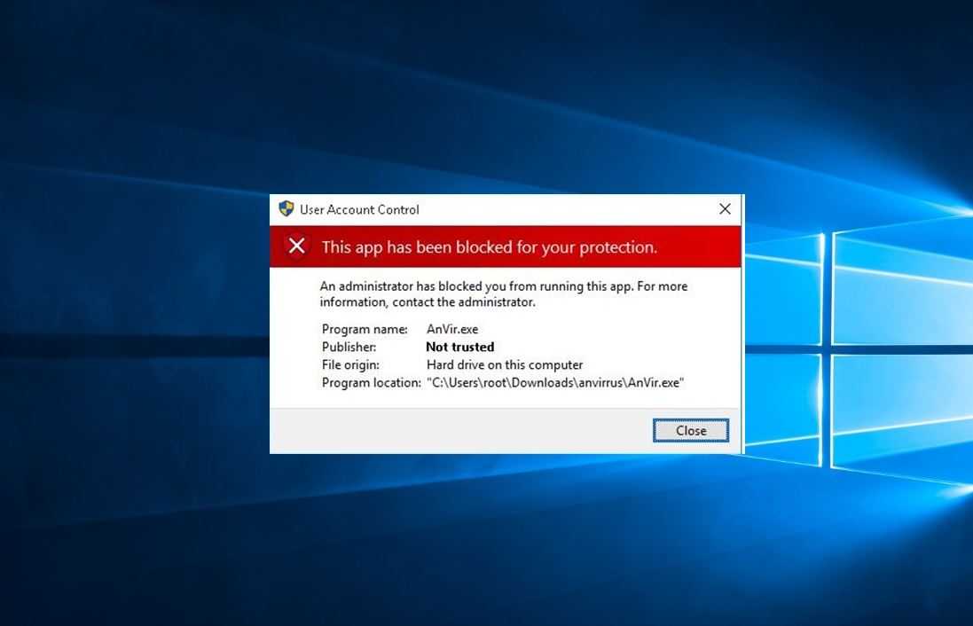 Fixed: This App has been Blocked for your Protection - Windows 10 ...