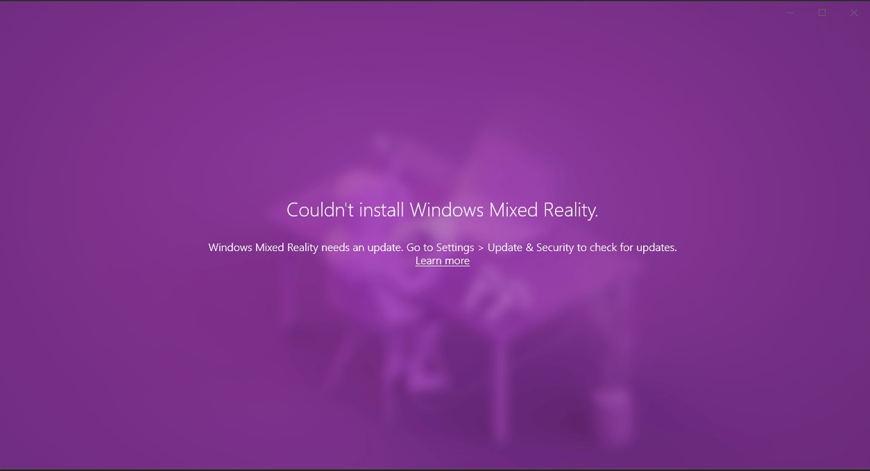 Critical Error Prevents Windows 11 users from Installing Mixed Reality ...