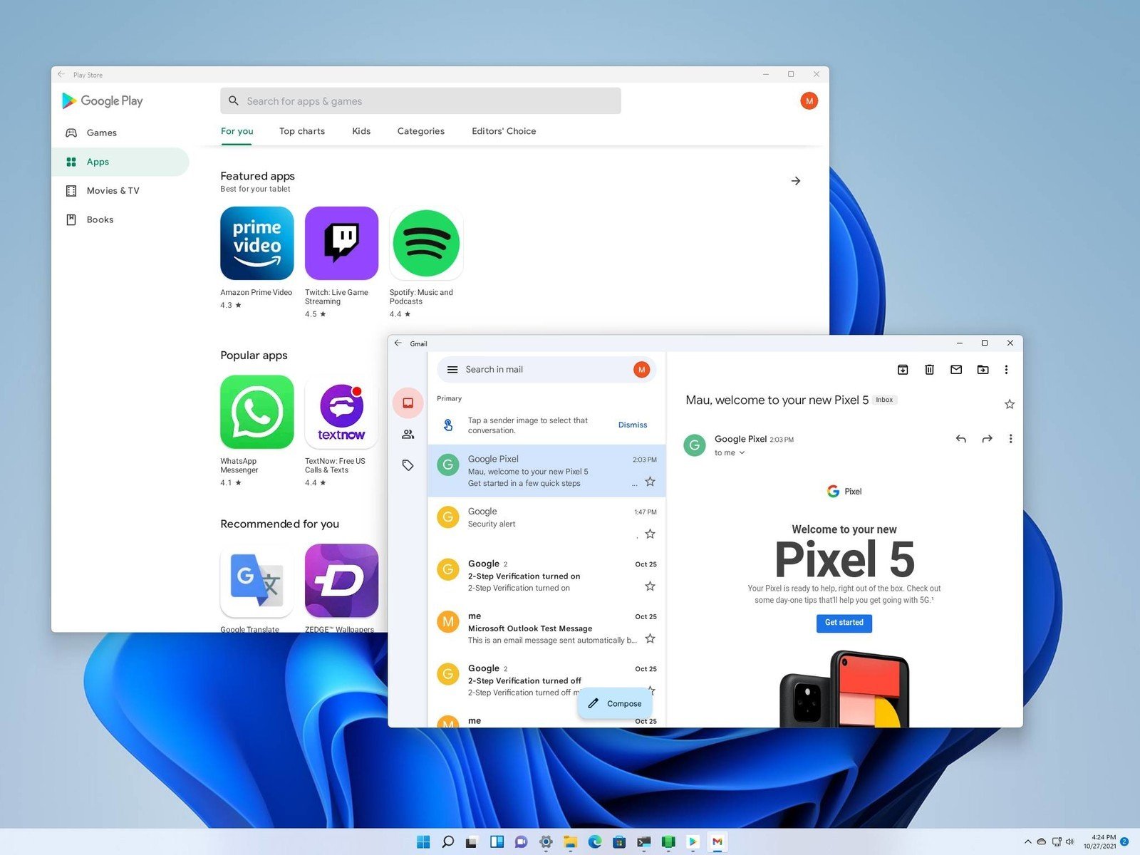 Windows 11 users can now Install Android Applications with ease - ISORIVER