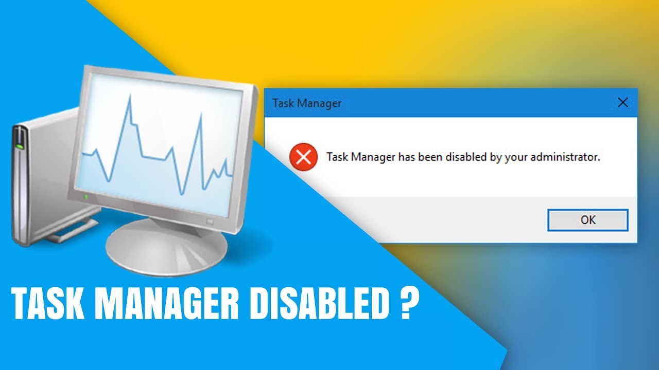 How to Open Task Manager Disabled by the Administrator - ISORIVER