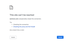 Fixed: Err_Connection_Closed in Google Chrome - ISORIVER