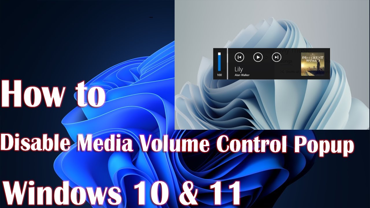 How to Disable Media Volume Control Popup Permanently - ISORIVER